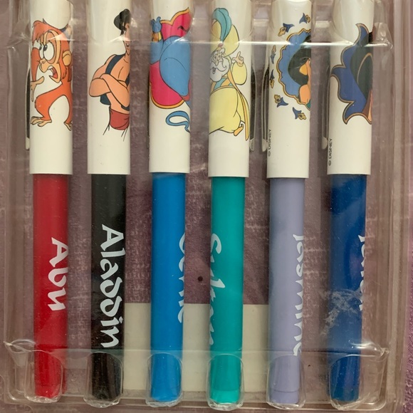 Disney | Office | Disney Aladdin Six Character Pen Gift Set | Poshmark